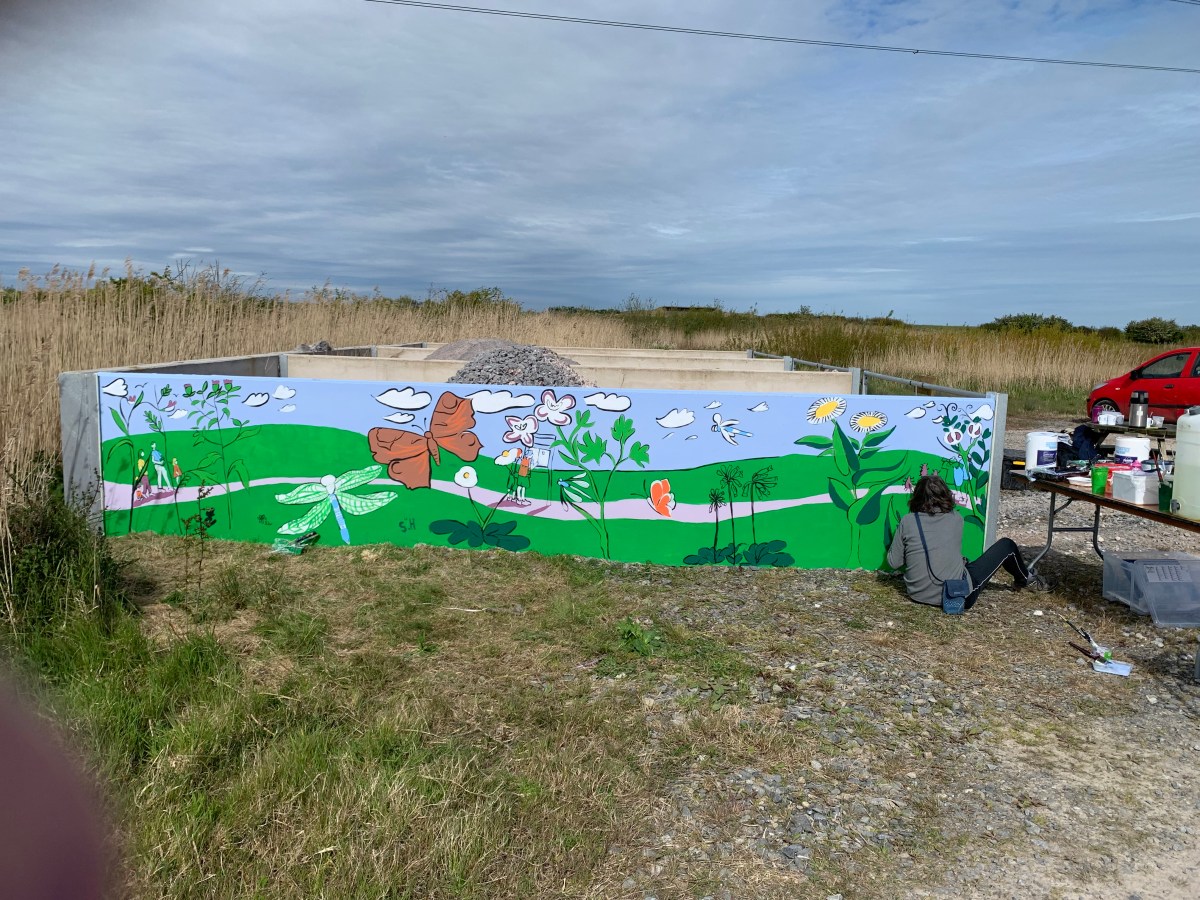 A Mural for WWT Steart Marshes – Alison Jacobs